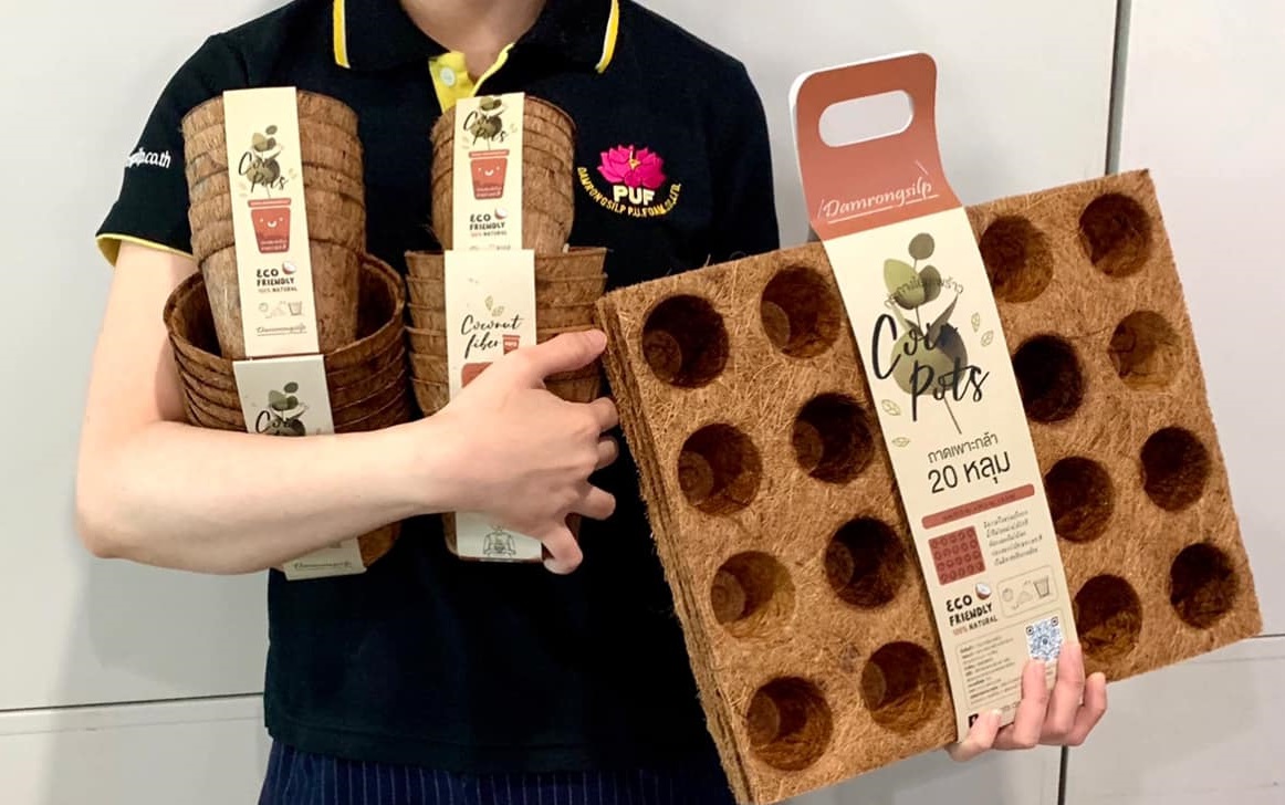 Biodegradable Plant Set with tray – Biodegradable and Compostable Pots